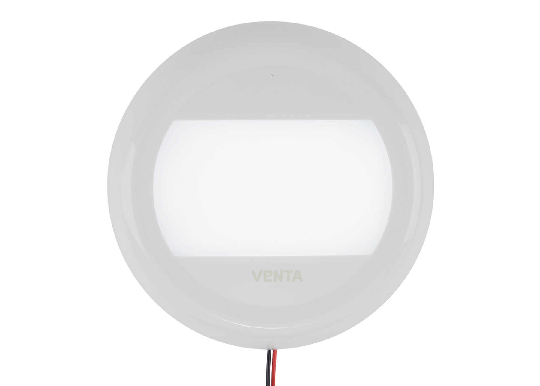 Round LED interior lamp, 12/24V, IP67